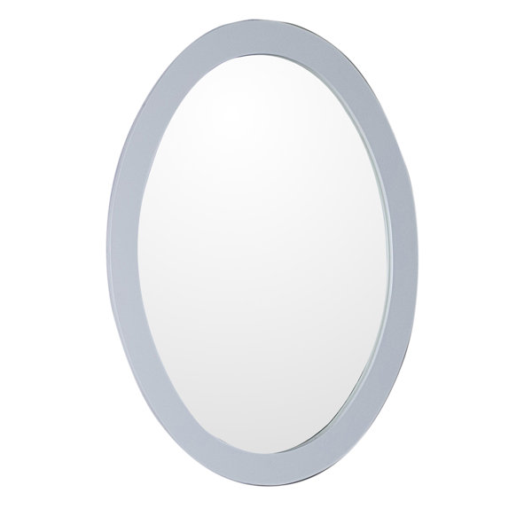 Bellaterra Home Oval Wood Wall Mirror & Reviews | Wayfair