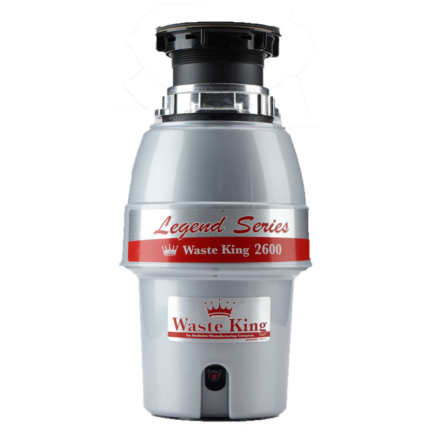 Waste King Legend Series EZ-Mount 1/2 HP Continuous Feed Garbage ...