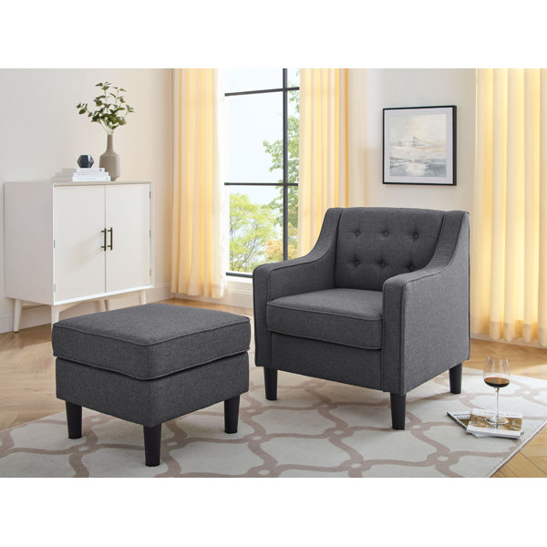 Arm Chair Ottoman Set | Wayfair