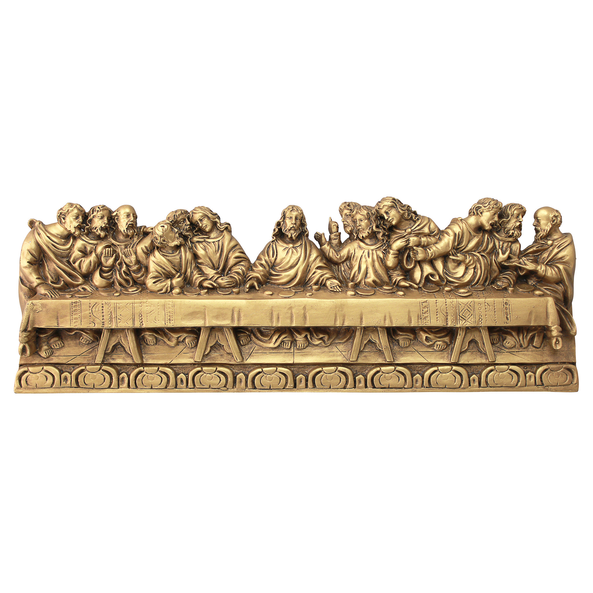 Design Toscano The Last Supper Detailed Version, Leonardo Da Vinci Wall ...