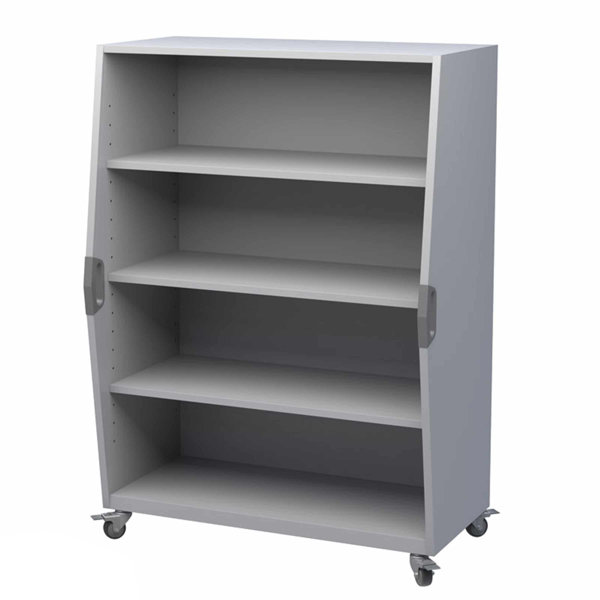 Haskell Education Double Sided Shelving Unit with Wheels | Wayfair