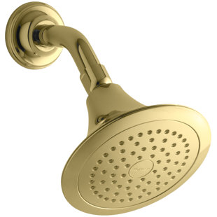 Polished Brass Shower Heads You'll Love in 2021 | Wayfair