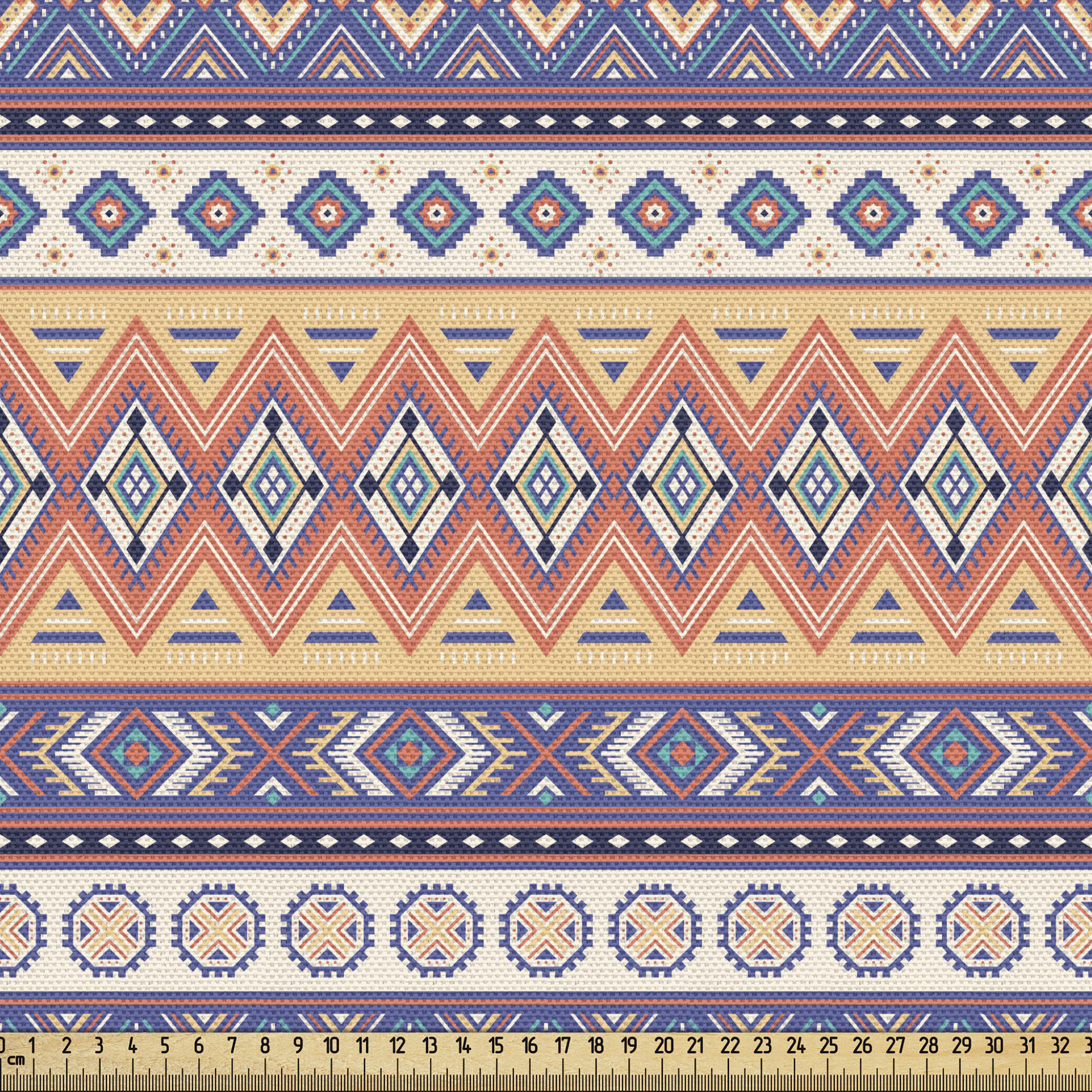 East Urban Home Aztec Fabric By The Yard, Repetitive Mexican Inspired ...