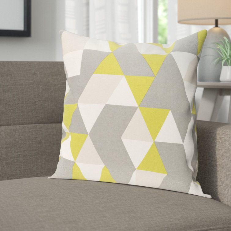 Wade Logan® Bettina Geometry Square Cotton Pillow Cover & Reviews | Wayfair