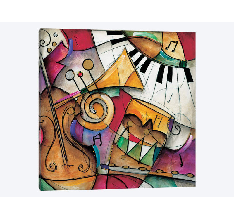 Bless international Jazz It Up I by Eric Waugh - Gallery-Wrapped Canvas ...