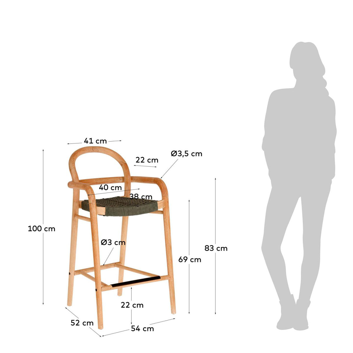 Dakota Fields Northey 69cm Bar Stool | Wayfair.co.uk