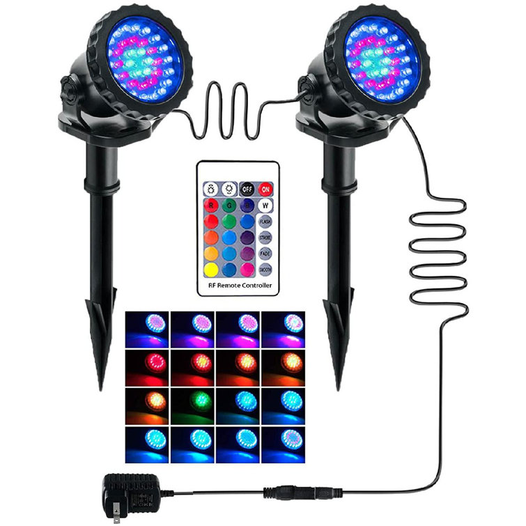 fidigeilo Black Low Voltage Plug-in Integrated LED Spot Light | Wayfair