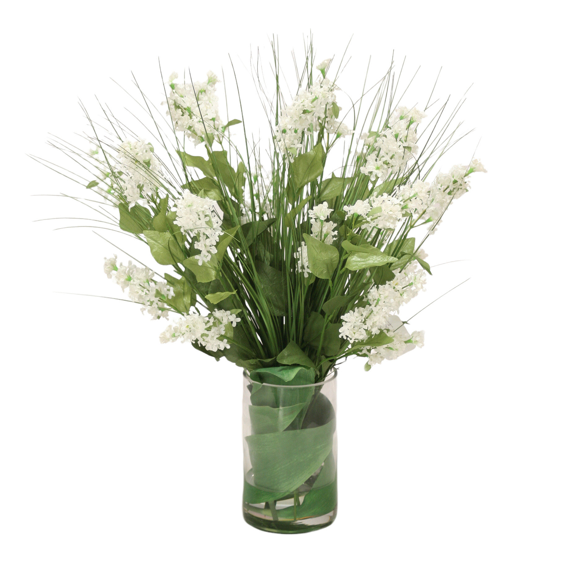 Primrue Lilac Centerpiece in Vase | Wayfair