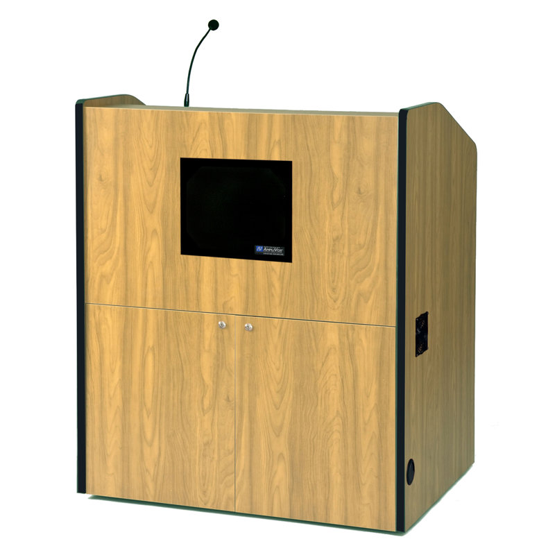 AmpliVox Sound Systems Wired Multimedia Smart Podium | Wayfair