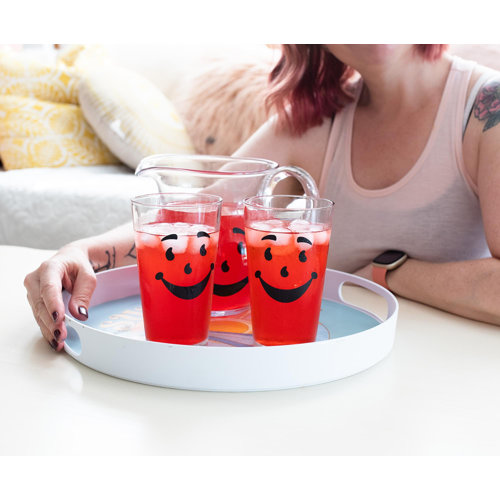 Toynk Kool-aid Man Glass Pitcher and Two Pint Glasses Set | Wayfair