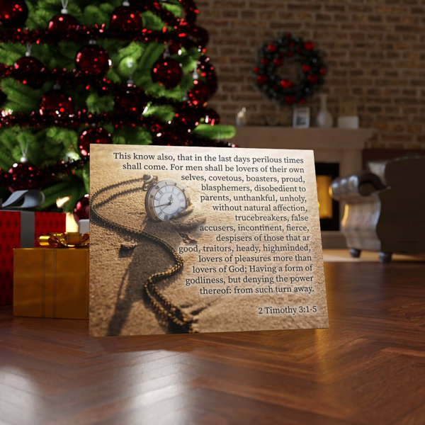 Trinx Perilous Times 2 Timothy 3:1-5 Christian Wall Art Bible Verse ...