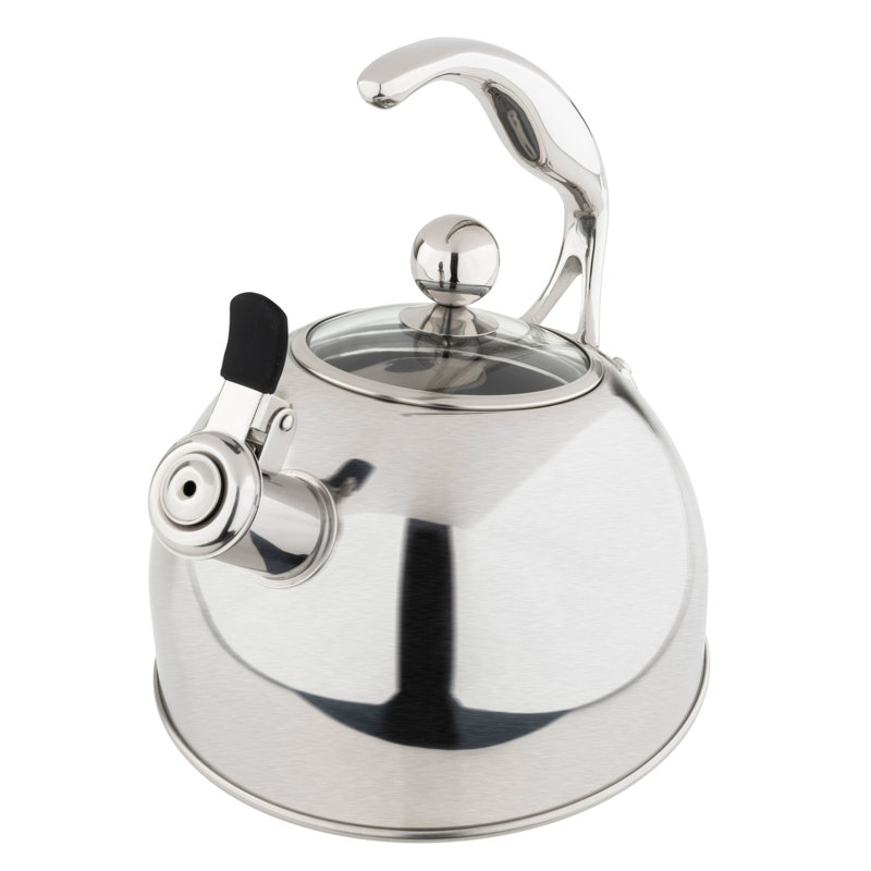 Viking 2.6-Quart Stainless Steel Kettle with 3-Ply Base & Reviews | Wayfair