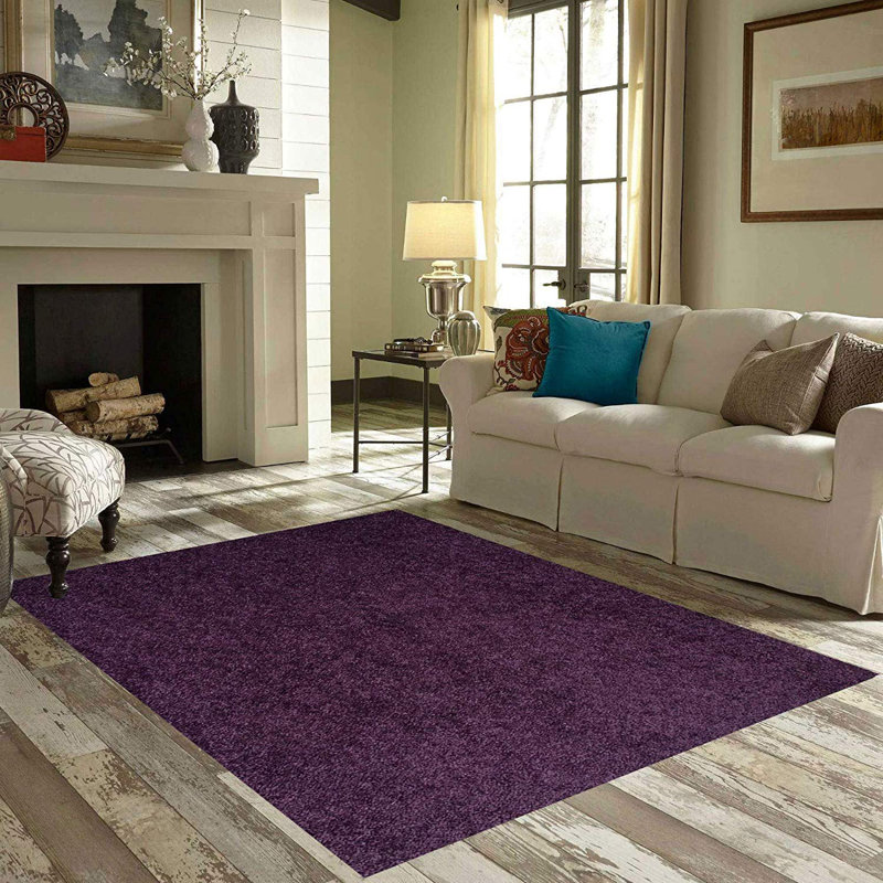 Latitude Run® Purple Area Rug | Wayfair