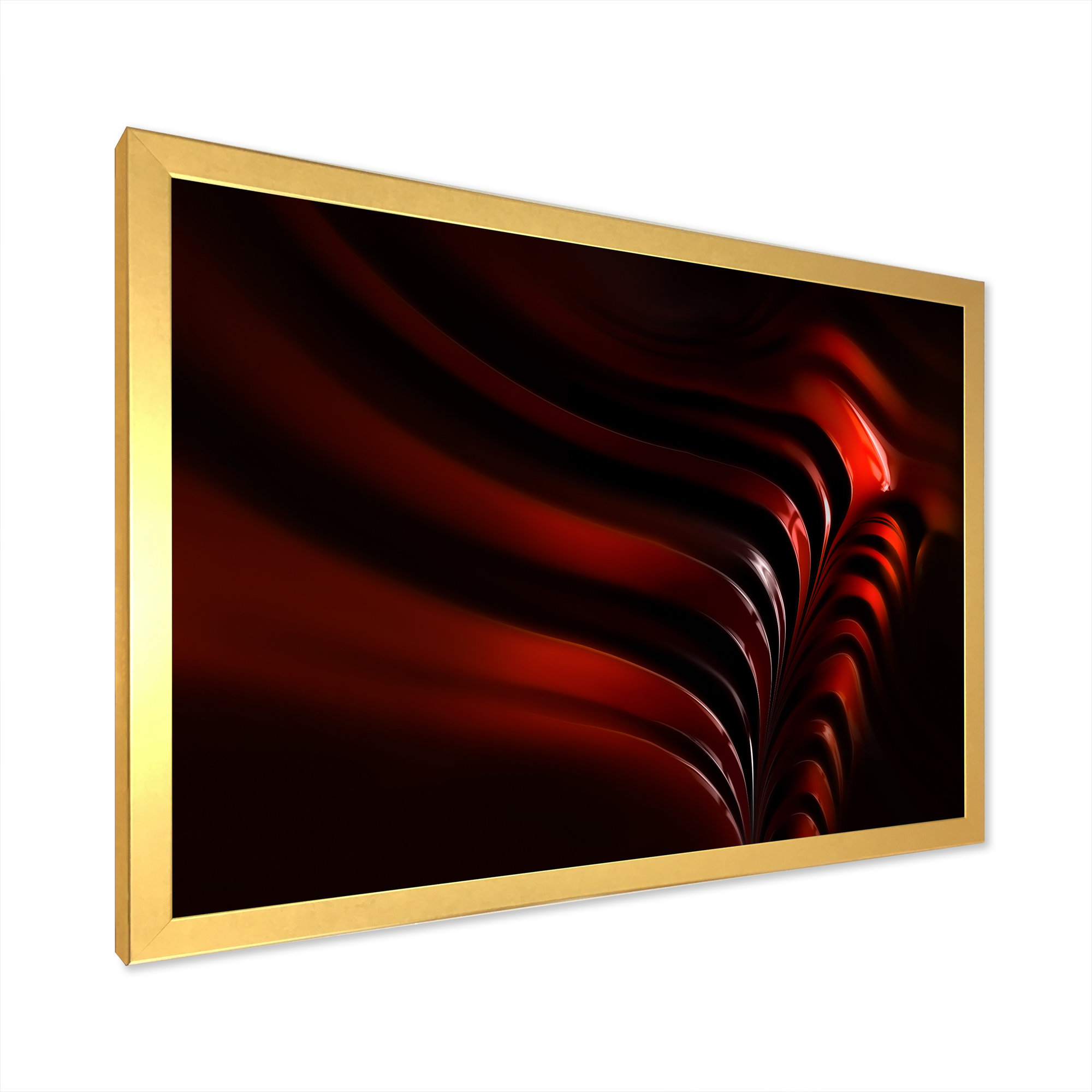 Wrought Studio Abstract Red Vortex Abstract Red Vortex - Photograph on ...