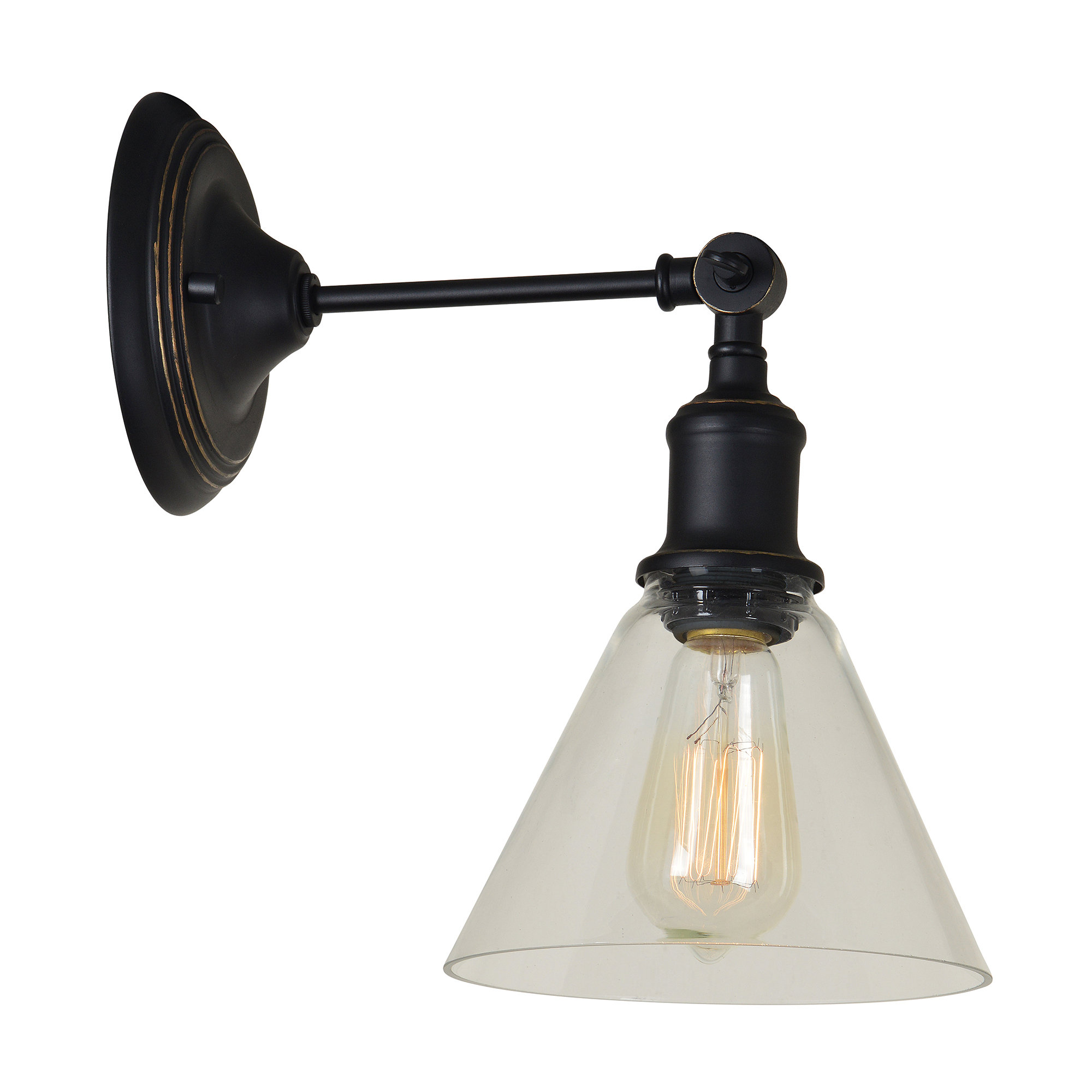 Gracie Oaks Perkins Swing Arm Sconce & Reviews | Wayfair