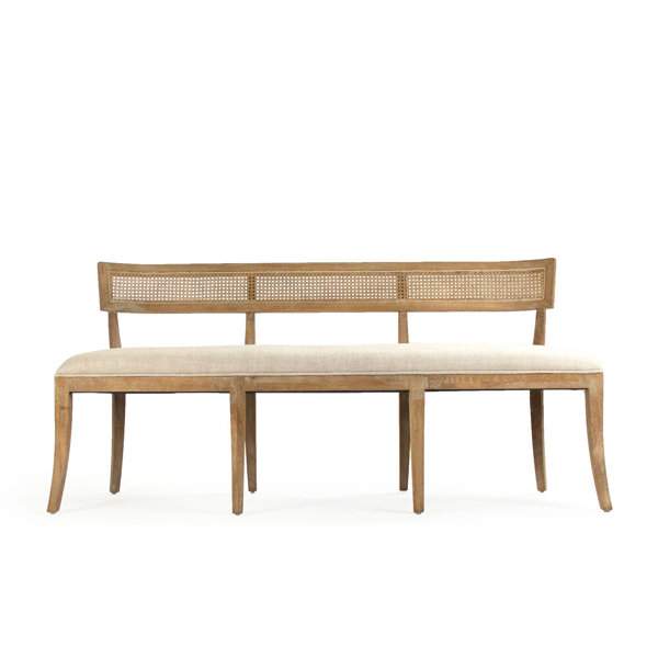 One Allium Way® Embla Cane Back Bench | Wayfair