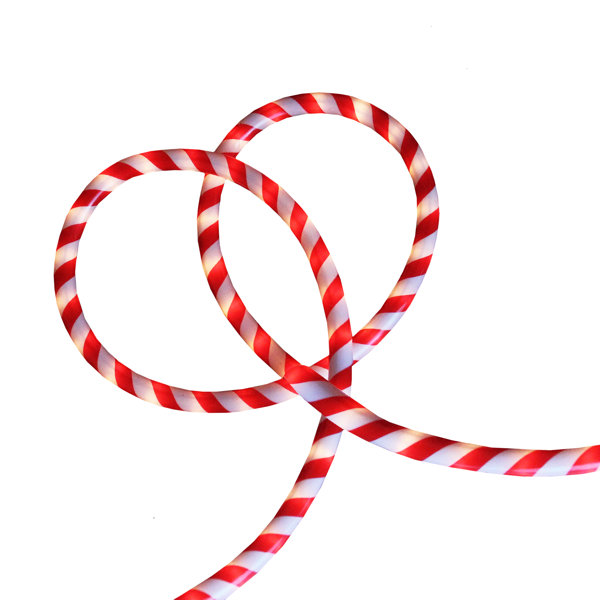 Candy-cane-rope-lights | Wayfair