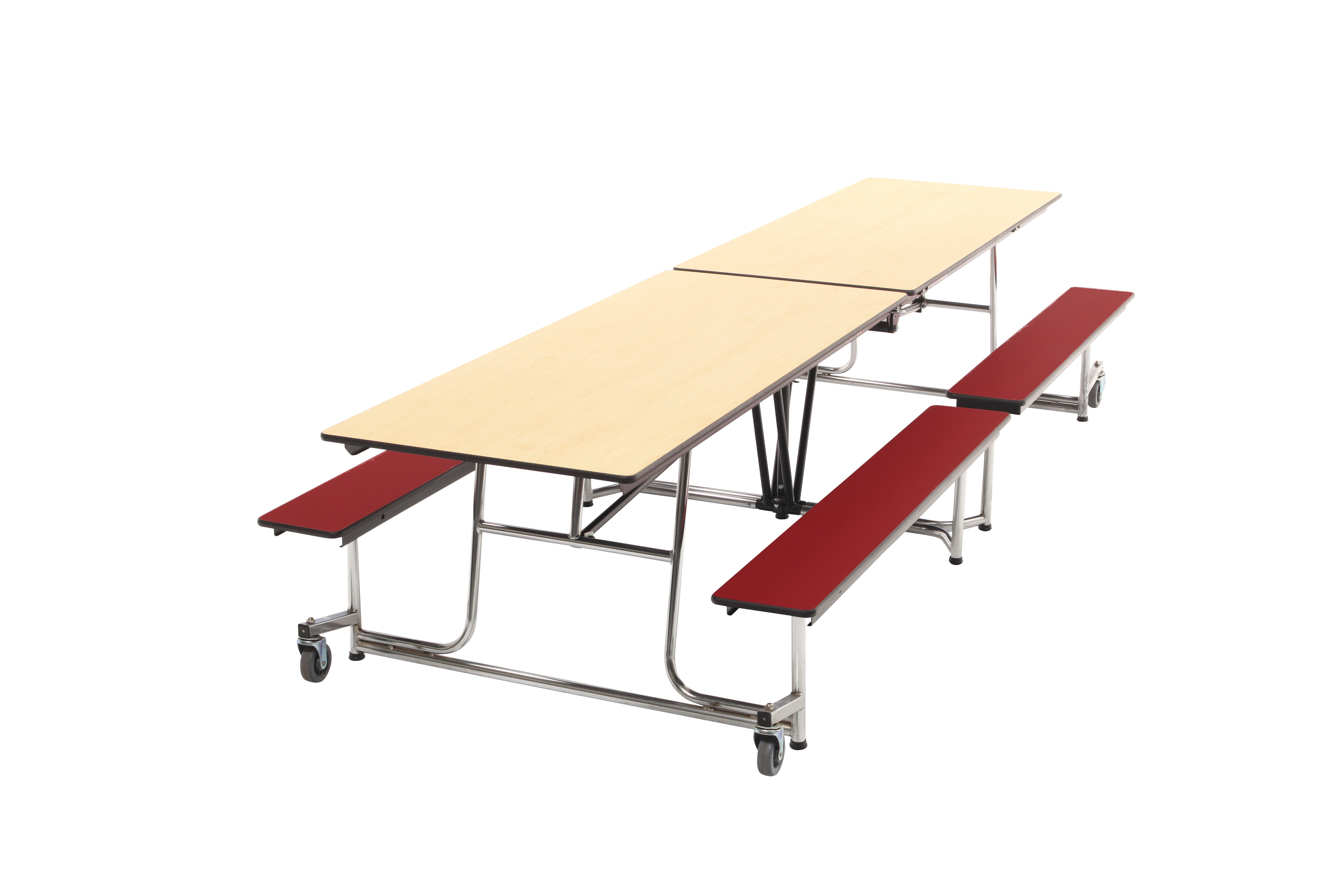 AmTab Manufacturing Corporation Rectangular Bench Cafeteria Table | Wayfair