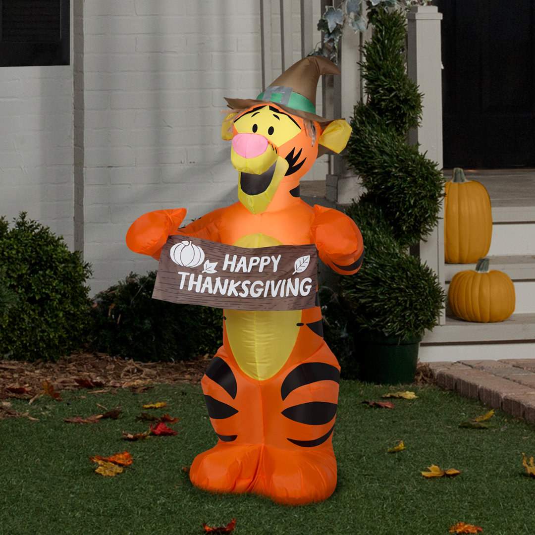 Gemmy Industries Airblown Harvest Tigger Disney Inflatable & Reviews ...