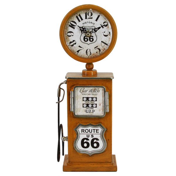 Williston Forge Route 66 Tabletop Clock | Wayfair
