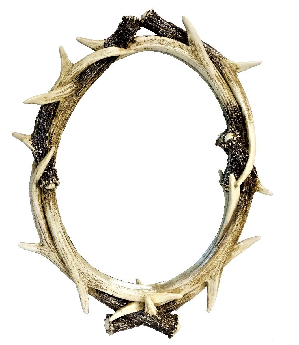 Loon Peak® Castina Oval Wood Wall Mirror | Wayfair