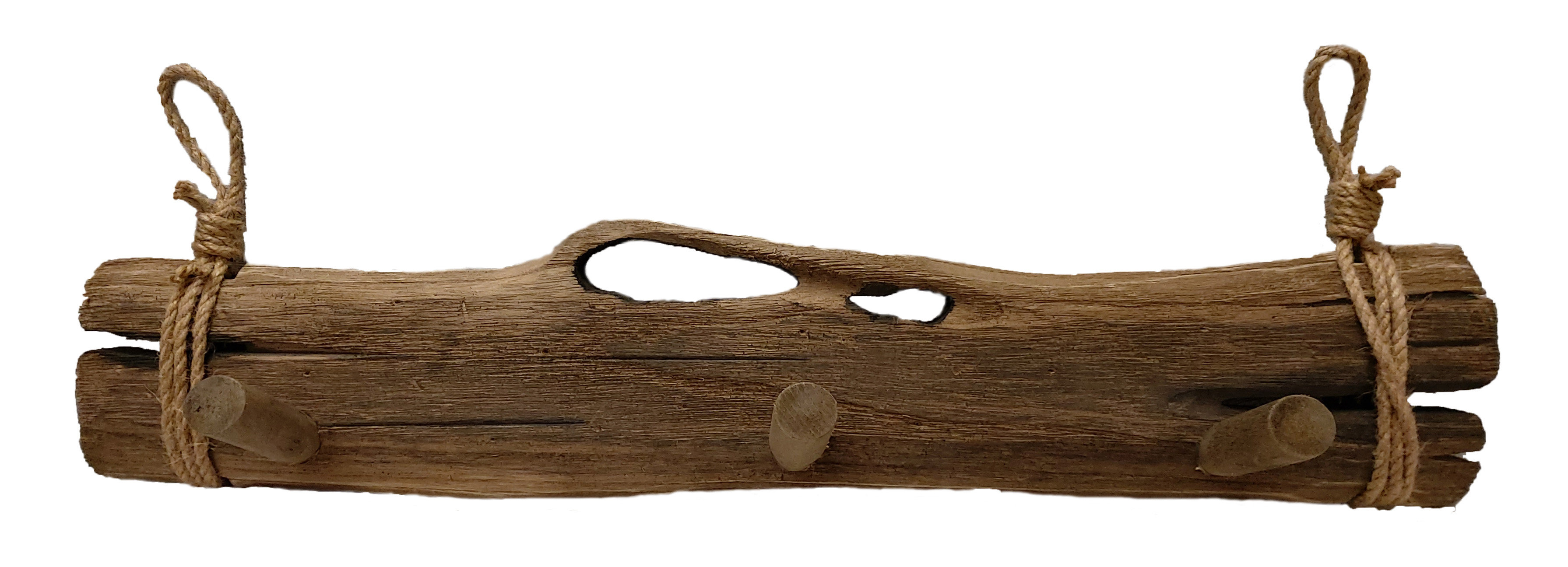 Highland Dunes Log Coat Hanger Wall Décor | Wayfair