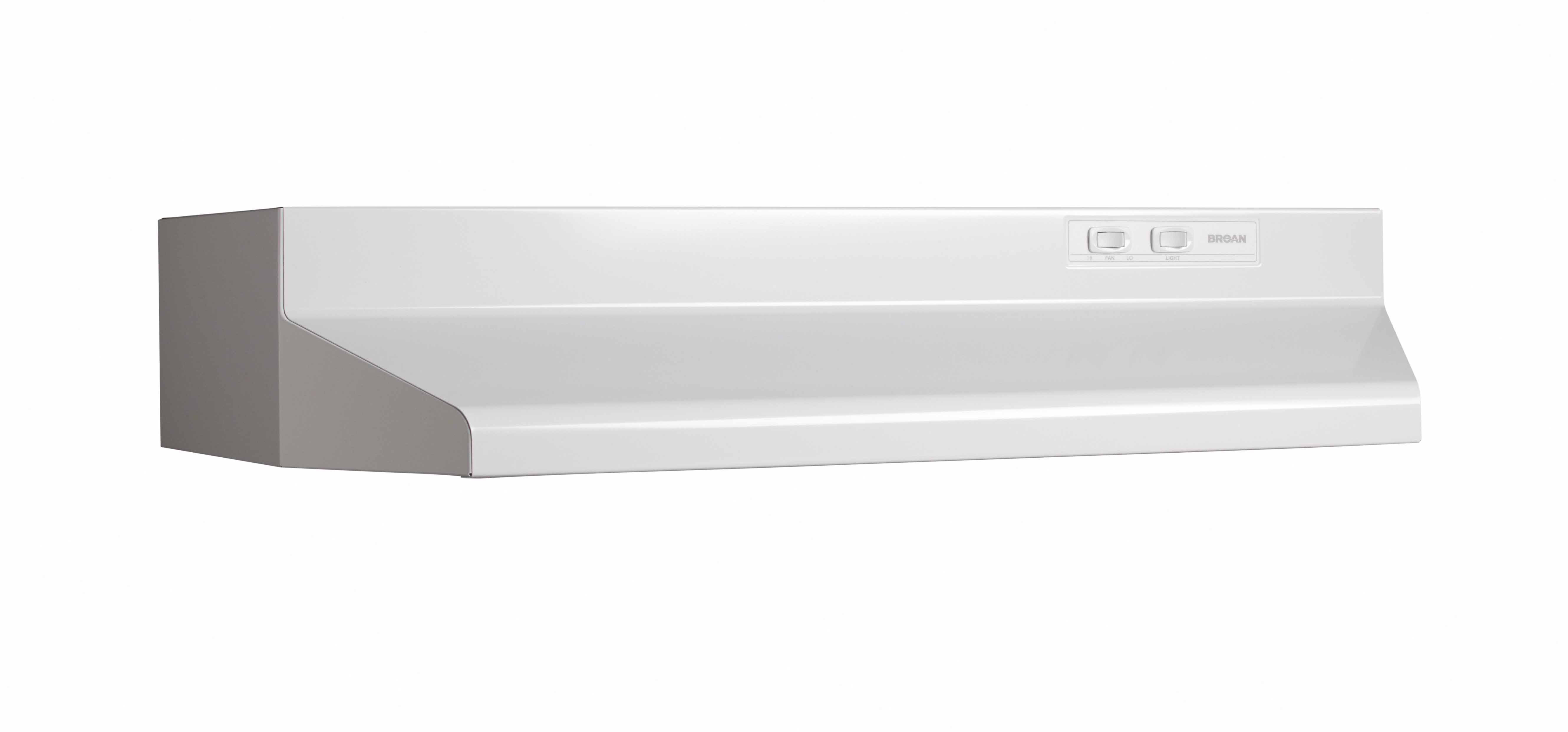 Broan Nutone 42000 Series 30 Inches 190 Cubic Feet Per Minute CFM ...