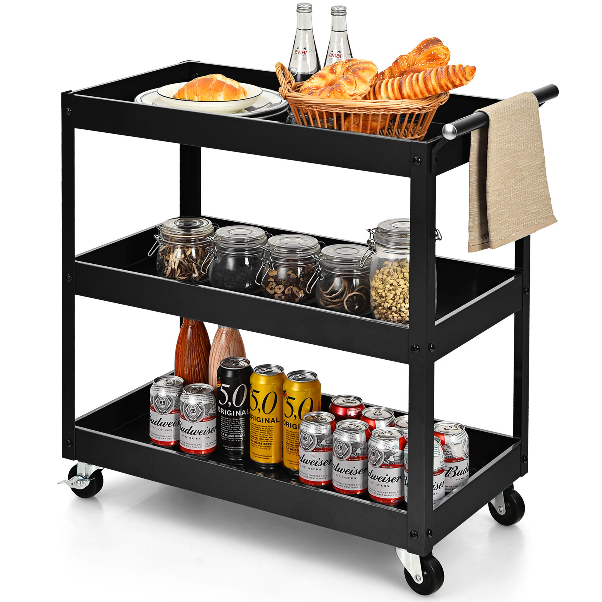 Costway Metal Utility Cart & Reviews | Wayfair