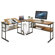 Inbox Zero Doireann L-shaped Drafting Table & Reviews | Wayfair