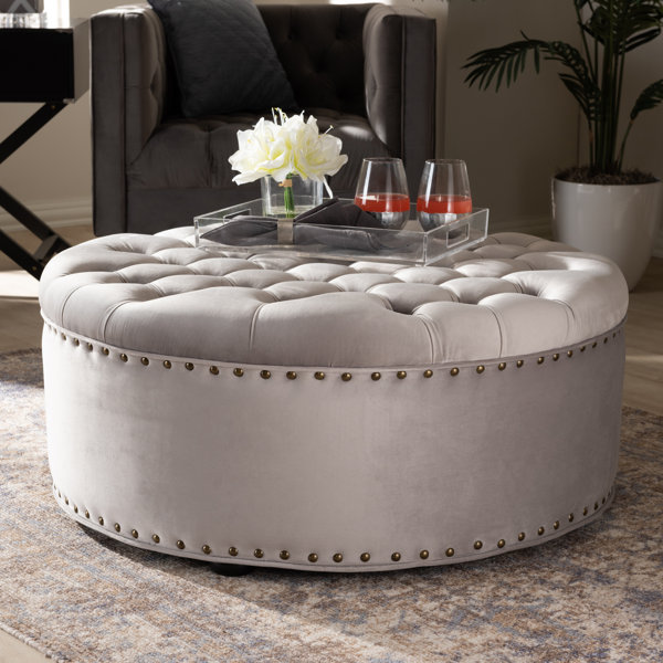 Light-blue-ottoman | Wayfair