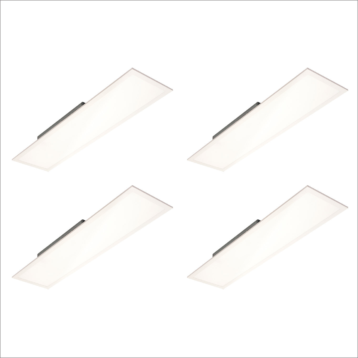 MW LIGHTING 1' x 4' LED Back-Lit Panel Light | Wayfair