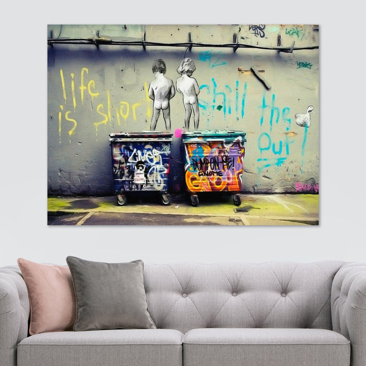 Borough Wharf Life Is Short - Wrapped Canvas Art Prints & Reviews ...