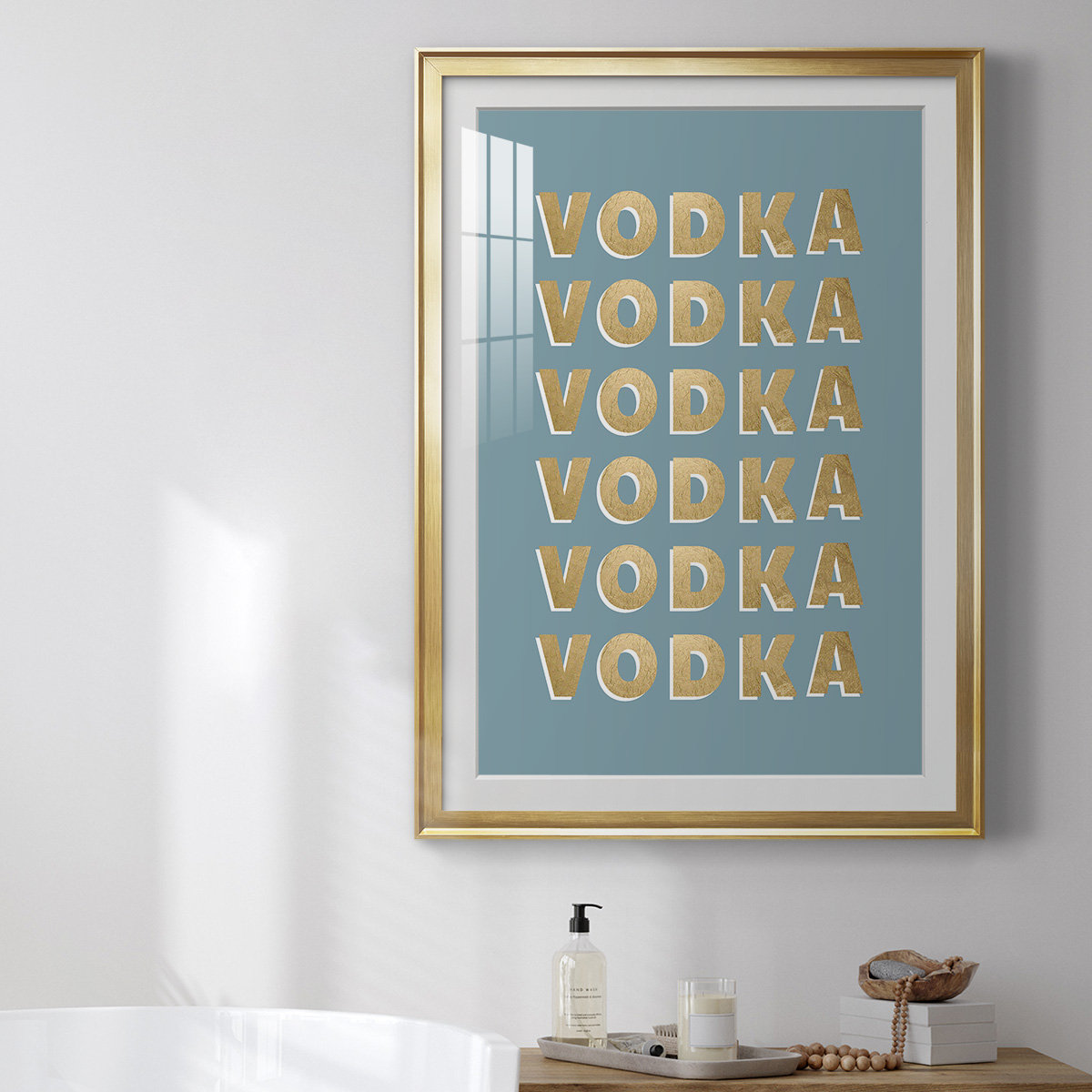 Trinx Vodka - Picture Frame Textual Art | Wayfair