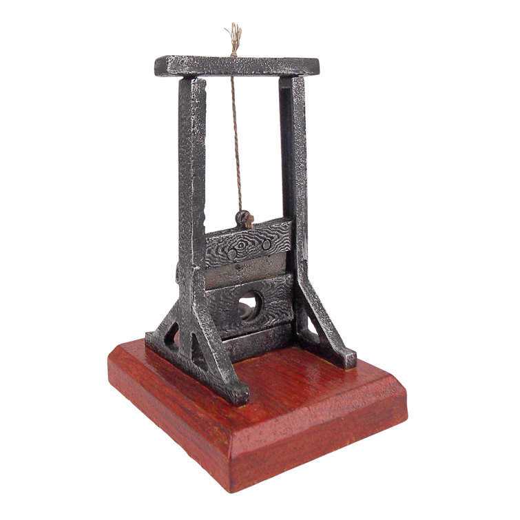 Design Toscano Desk-Sized Guillotine Sculpture & Reviews | Wayfair