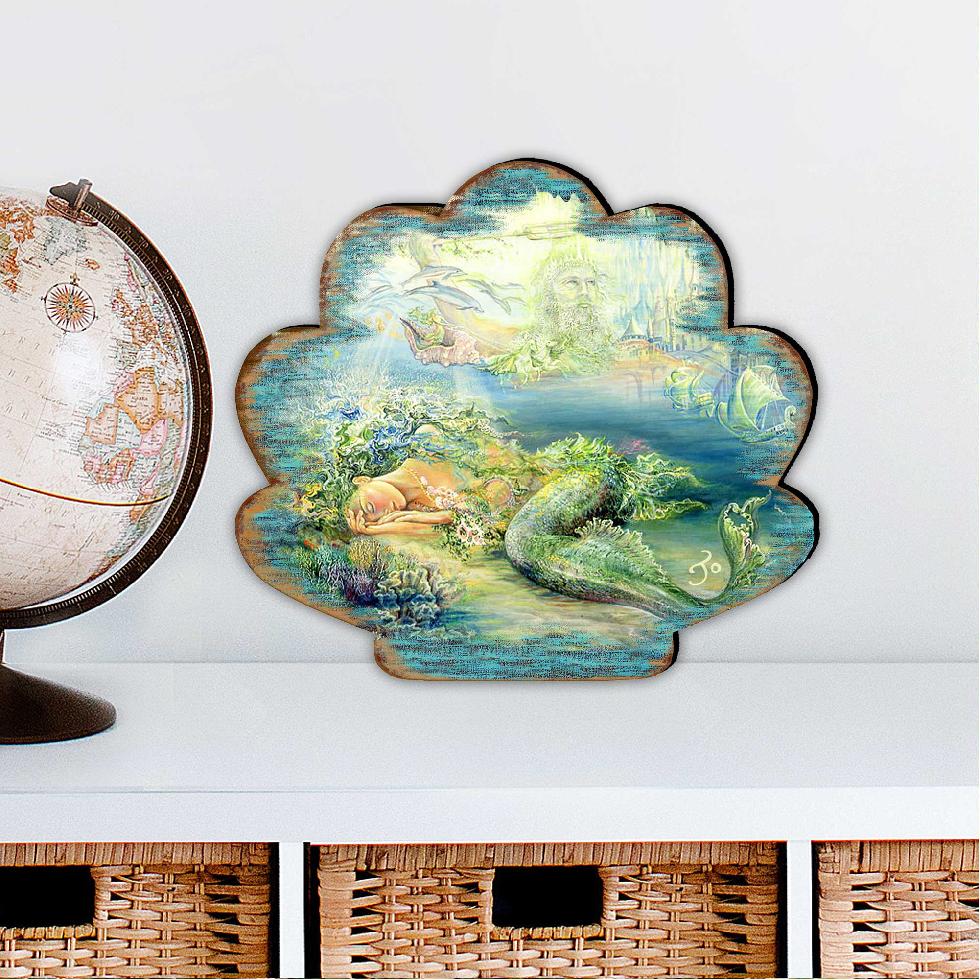 The Holiday Aisle® Dreams of Atlantis Diminutive Wall Decor | Wayfair