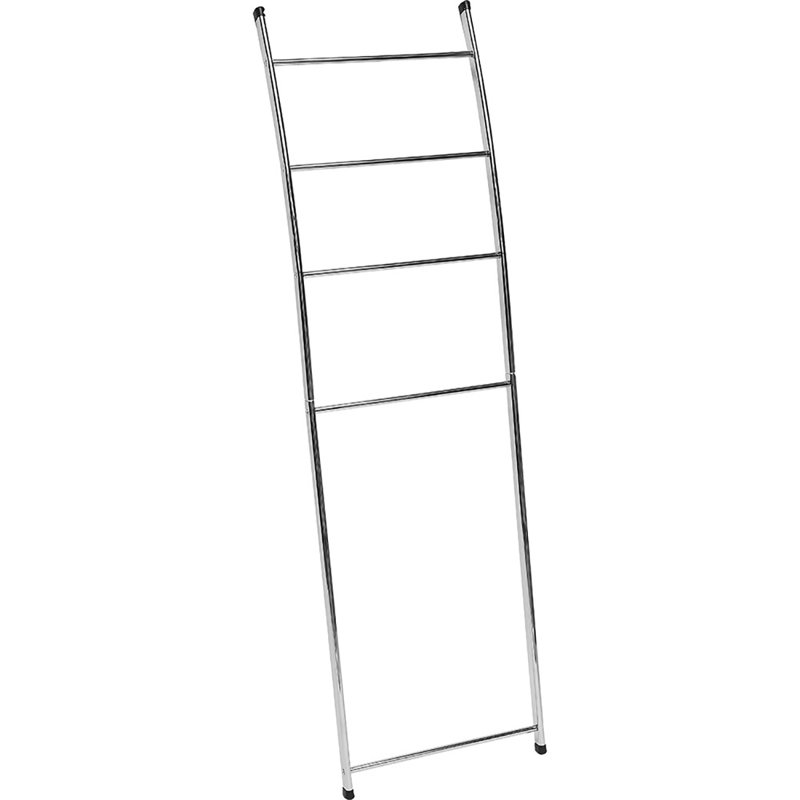 Evideco Wall Leaning Drying 4 Bars Metal Free Standing Towel Ladder ...