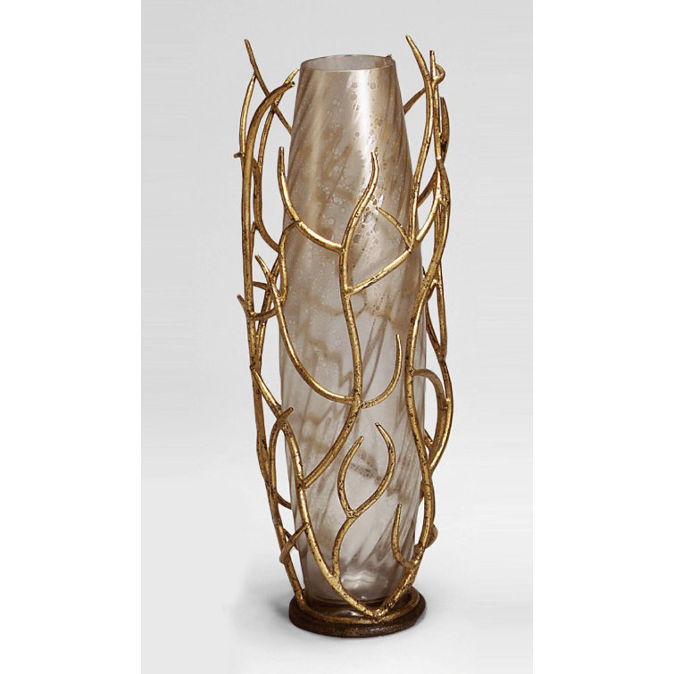 Artmax Handmade Metal Floor Vase | Wayfair