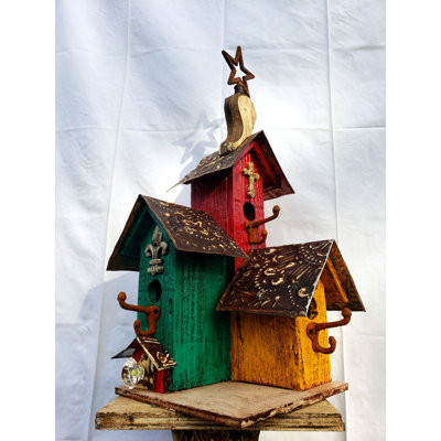 Free Standing Bird Houses You'll Love in 2019 | Wayfair