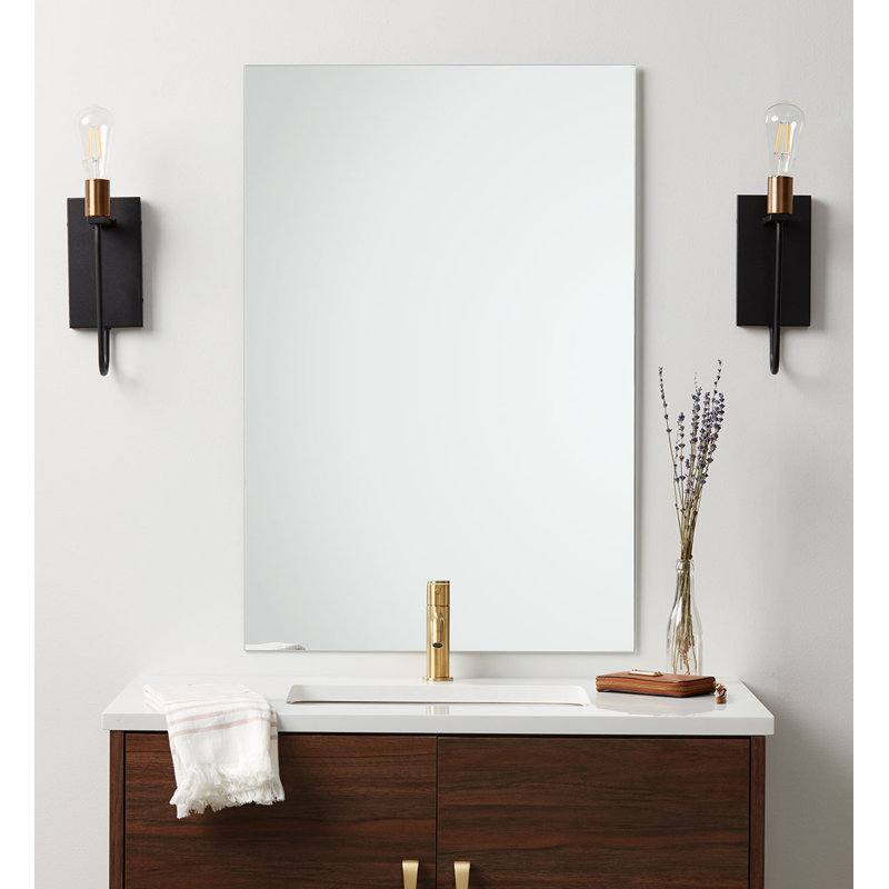 Better Bevel Frameless Modern & Contemporary Vanity Mirror & Reviews ...