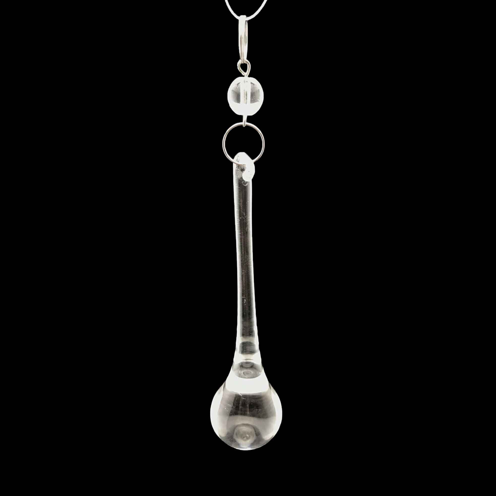 The Holiday Aisle® Teardrop Crystal Finial Ornament (Set of 12) | Wayfair