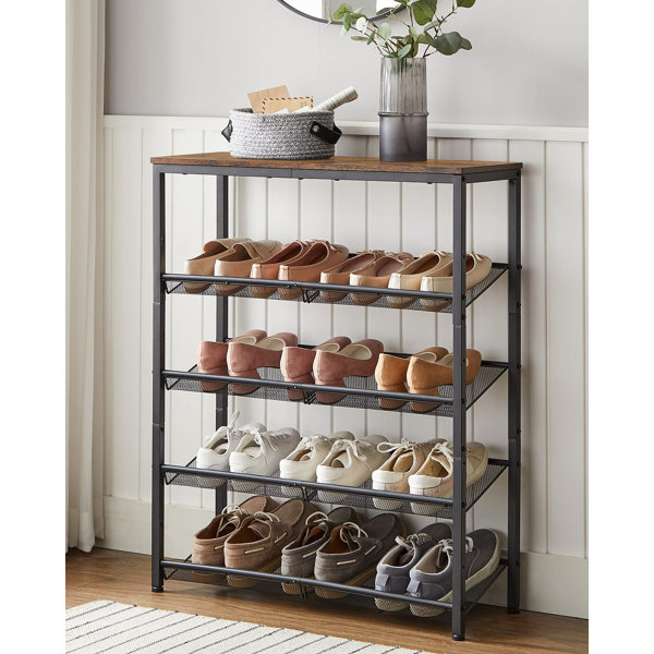 Gracie Oaks 20 Pair Shoe Rack | Wayfair