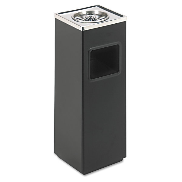 Safco Products 3-Gal Ash 'N Trash Square Sandless Urn & Reviews | Wayfair