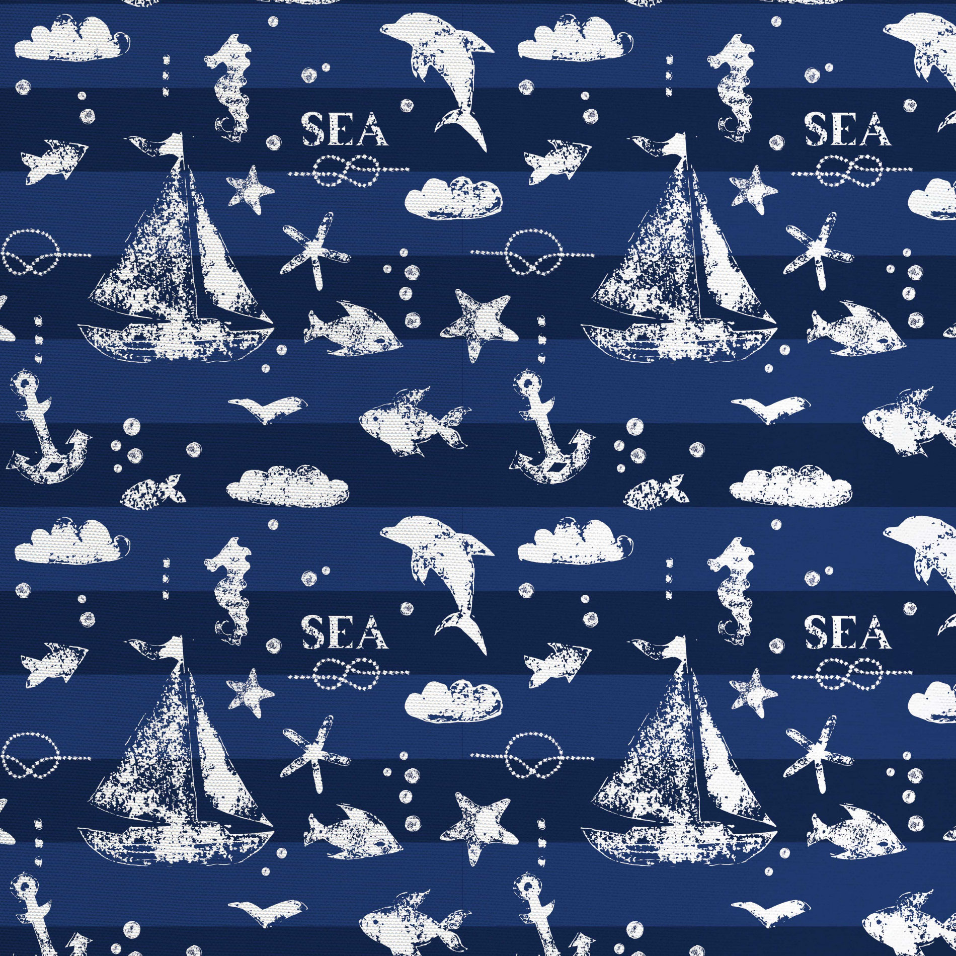 East Urban Home Sailboat Fabric | Wayfair