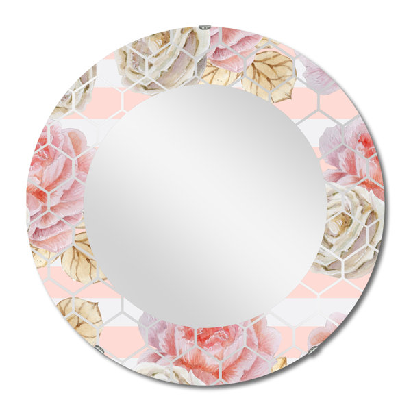 Pink-rose-mirror | Wayfair