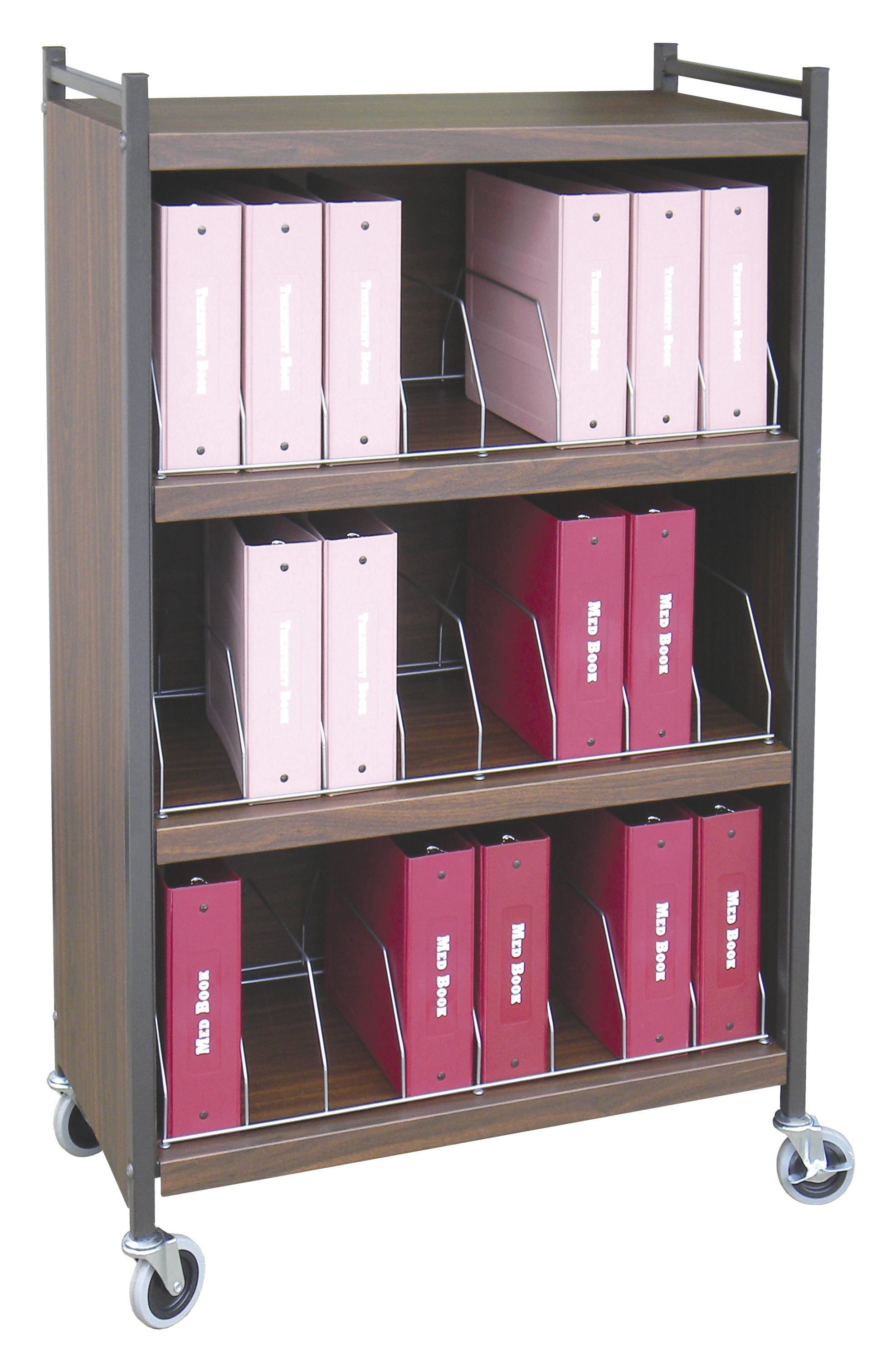Omnimed Big Beam File Cart 24 Cap Cabinet Style Omnicart | Wayfair