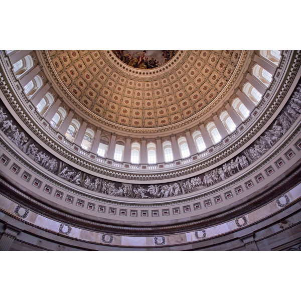 Canora Grey Us Capitol Dome Rotunda by Bpperry - Wrapped Canvas ...