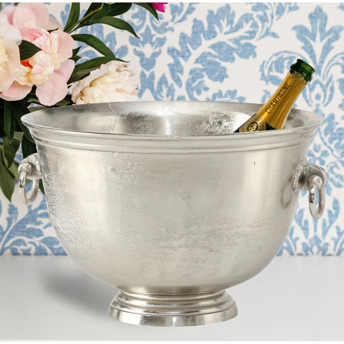 Charlton Home® Djanira Metal Champagne Bucket & Reviews | Wayfair