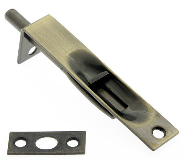 idh by St. Simons Solid Brass Flush Bolt with Square End | Wayfair