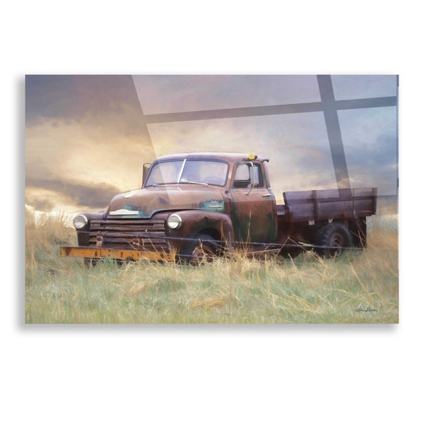 August Grove® Rusty Chevy by - Unframed Graphic Art | Wayfair