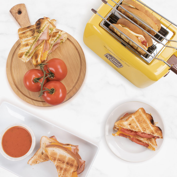 Nostalgia Electrics Nostalgia Deluxe Grilled Cheese Sandwich Toaster ...